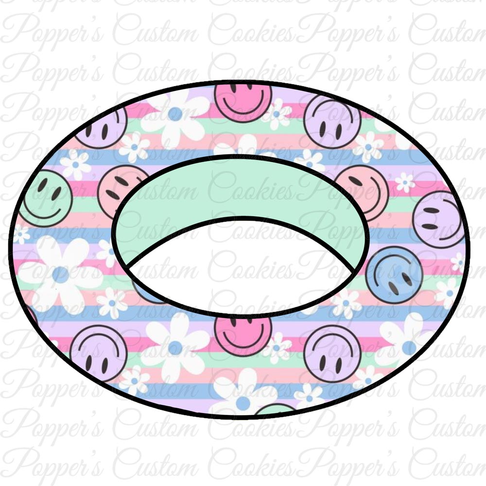Inner Tube, Smiley Face, Striped – The Design Studio for Kelly Cookie Co.