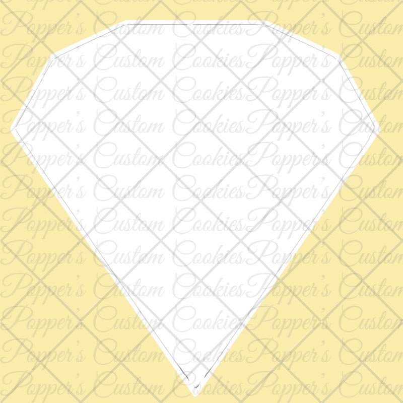 Gem Magic Template, Diamond Cut – The Design Studio for Kelly Cookie Co.