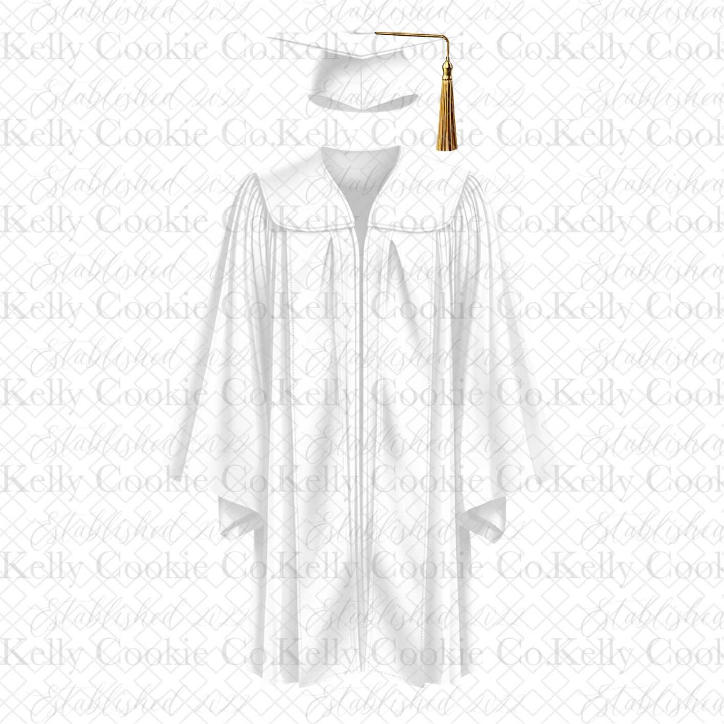 Cap & Gown Magic Template, Gold Tassel – The Design Studio for Kelly ...