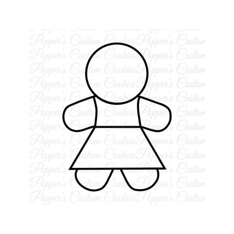 Gingy Girl DYO Template – The Design Studio for Kelly Cookie Co.